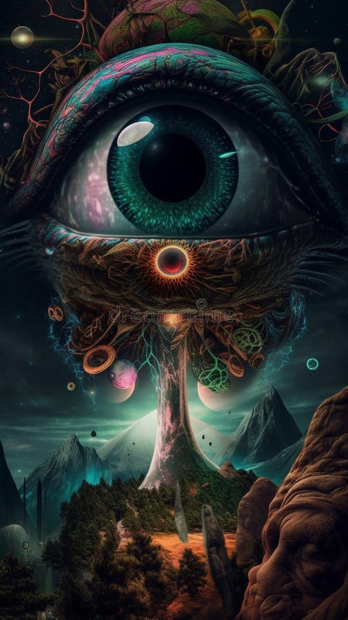 Abstract Imagination Illustration Design for Wallpaper Backgrounds ...