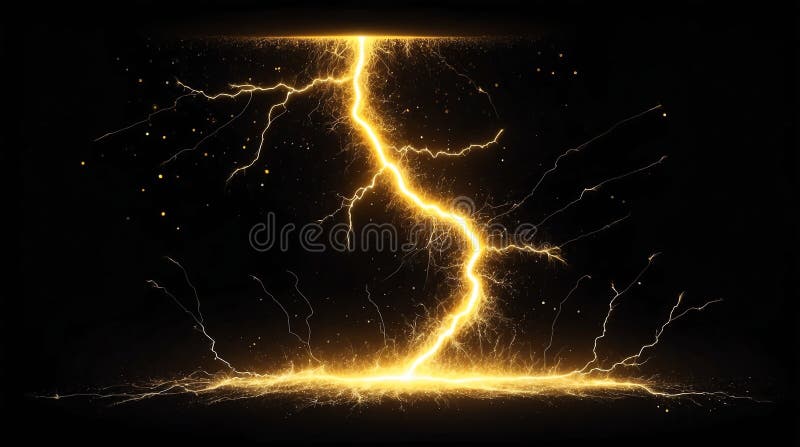 Lightning Sparks Yellow Stock Illustrations – 333 Lightning Sparks ...