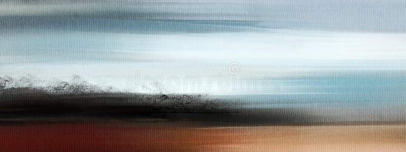 Abstract Impressionism. Landscape Stock Photo - Image of geometric ...