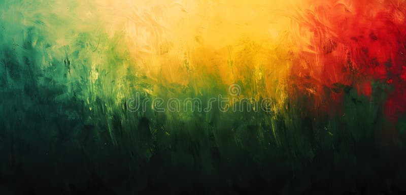 Abstract Impressionist Red Yellow Green Gradient Stock Illustration ...