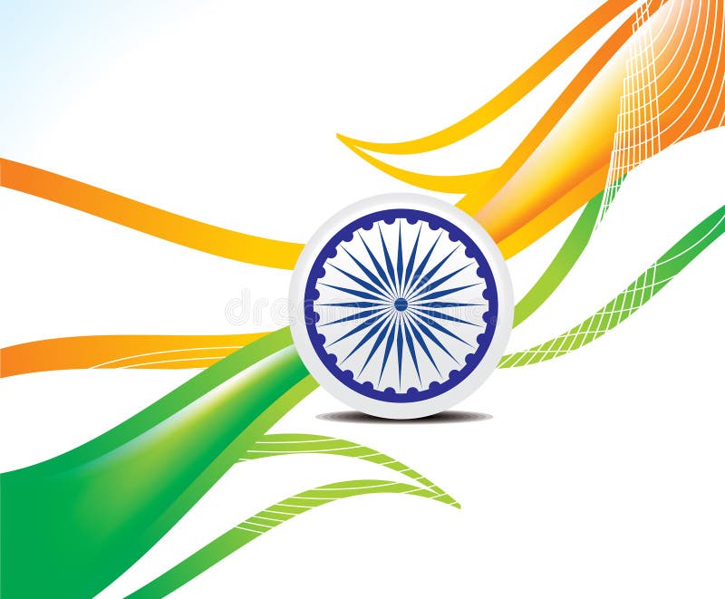 7+ Abstract illustration indian flag Free Stock Photos - StockFreeImages