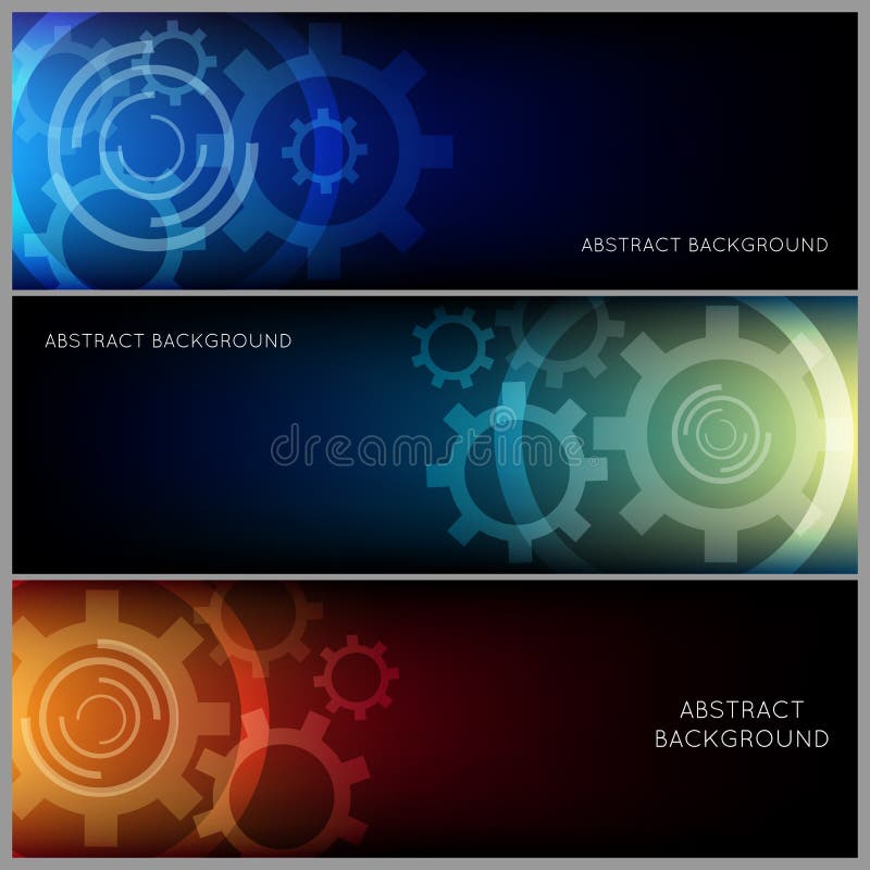 Abstract Industrial Background Set Stock Vector - Illustration of ...