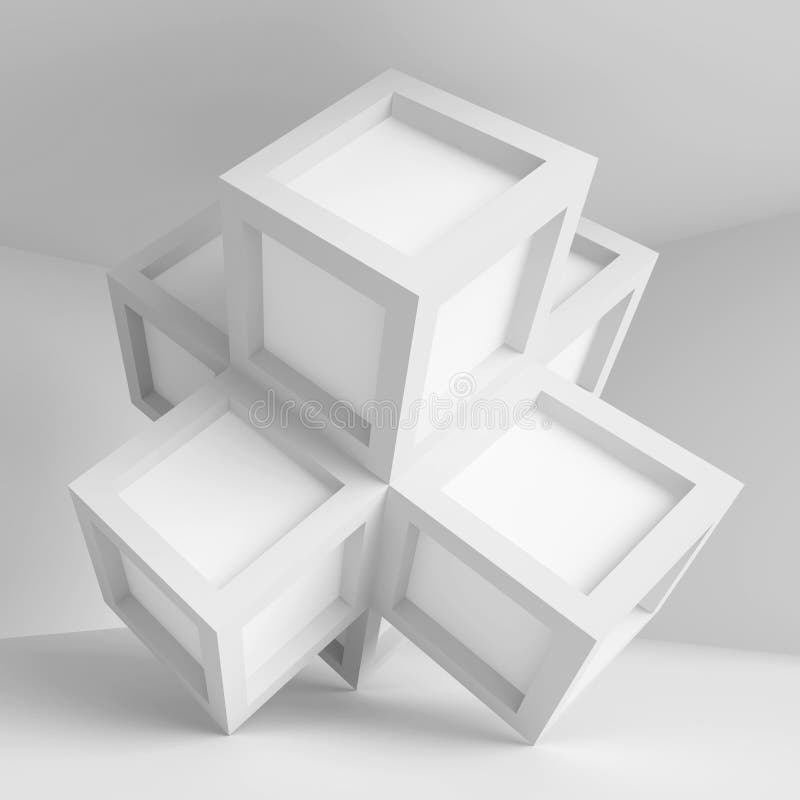 Abstract Industrial Design stock illustration. Illustration of column ...