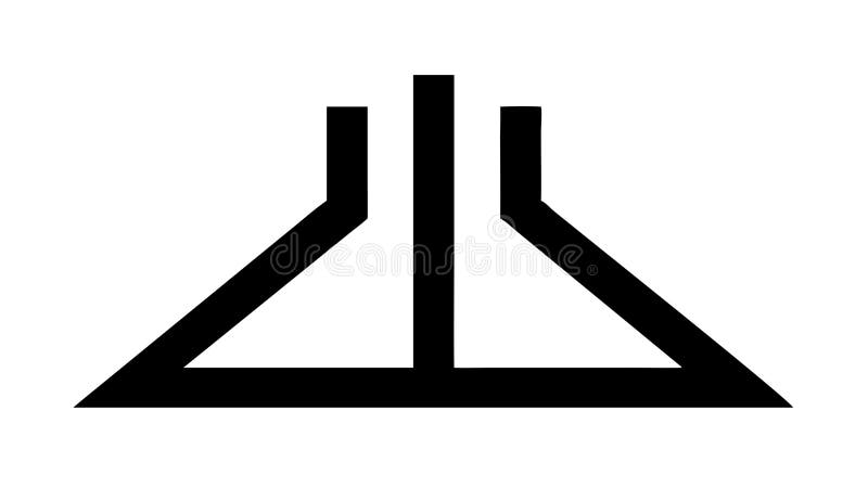 Abstract Industrial Geometric Structure Building Vector, Vector Design ...