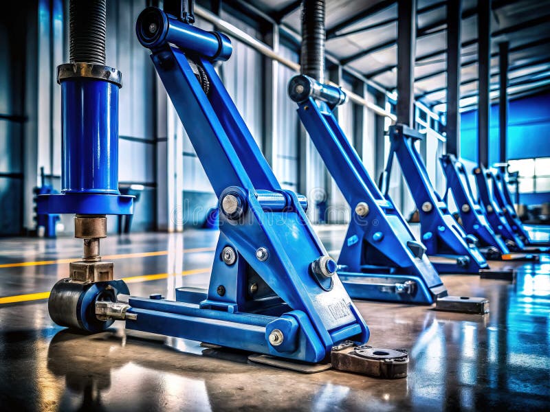 Abstract Industrial Hydraulic Jack a Powerful Visual of Automotive ...