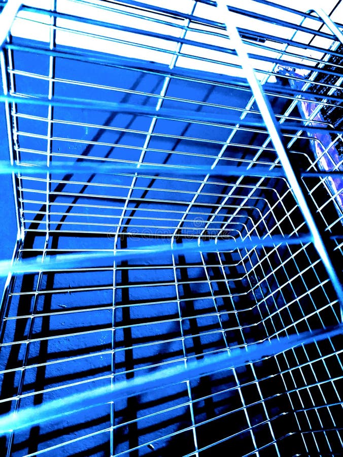 Abstract Industrial Metal Steel Line Lined Background in Gradient ...