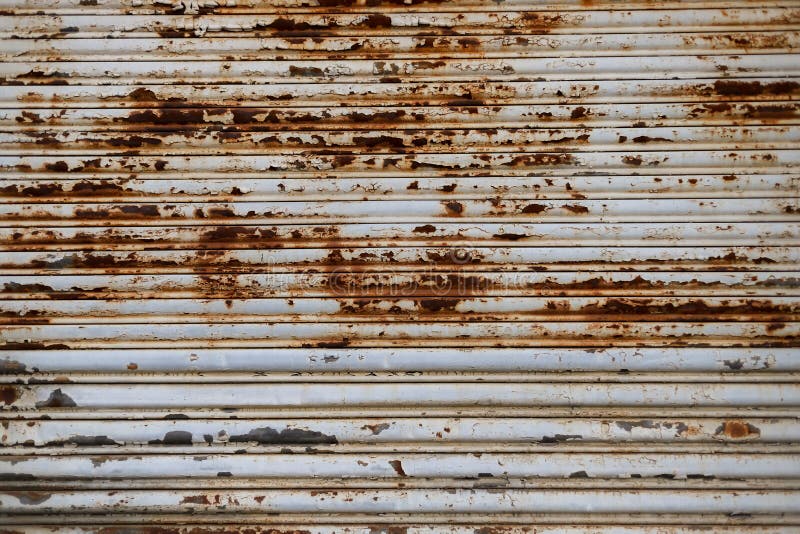 Abstract Industrial Riffle Rust Metal Wall Texture Horizontal ...