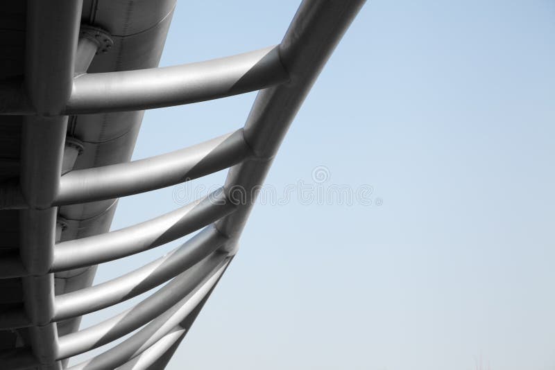 Abstract Industrial Steel Structure Stock Image - Image of construction ...