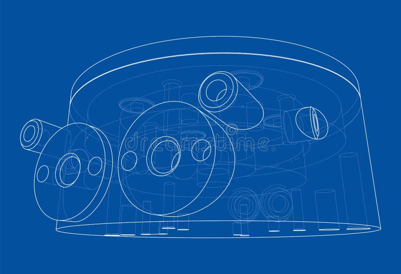 Abstract Industry Object Concept. Vector Stock Vector - Illustration of ...