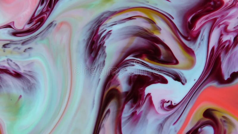 Abstract Infinite Color Loops and Explosions Hypnotizing in Detailed ...