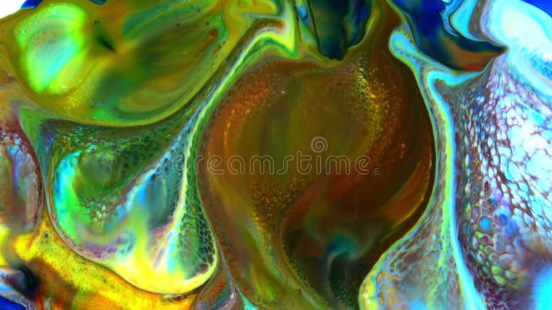 Abstract Infinite Color Loops and Explosions Hypnotizing in Detailed ...