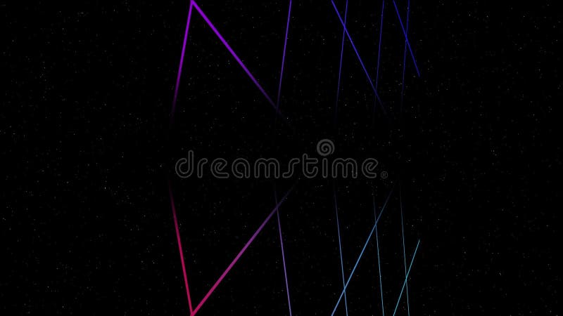 Abstract Infinite Grid Lines Moving in 4K. Technology Background ...