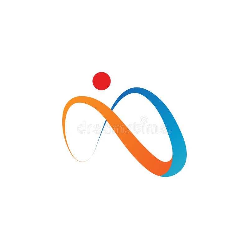 Abstract Infinity Graphic Design Template Vector Stock Vector ...