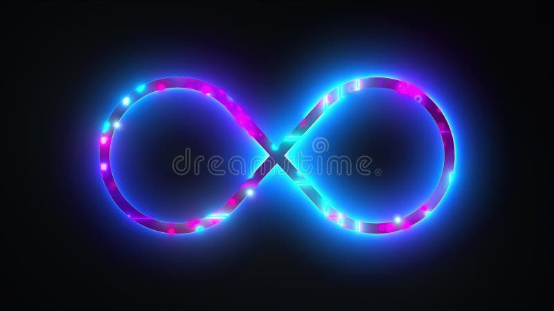 Abstract infinity sign stock illustration. Illustration of concert ...
