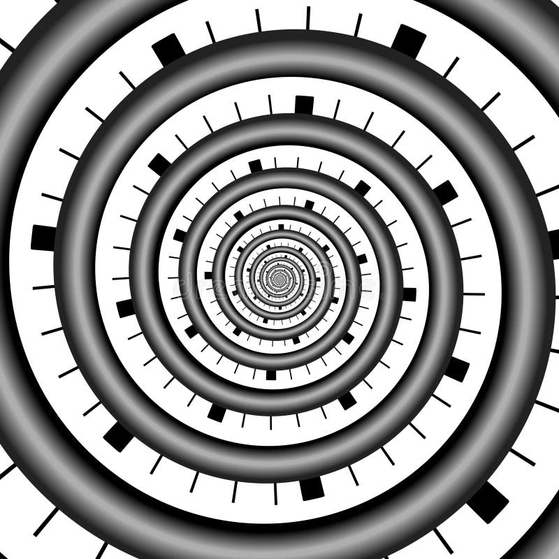 Abstract Infinity Spiral Spirals Endless Stock Illustration ...