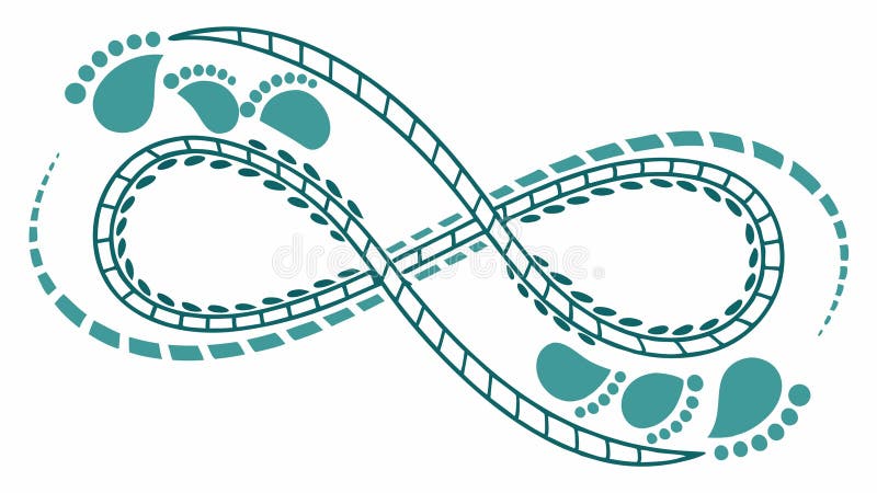 Footprint Path Stock Illustrations – 6,051 Footprint Path Stock ...