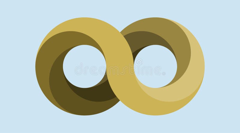 Abstract Infinity Symbol. Infinite Sign Icon in the Shape Form Stock ...