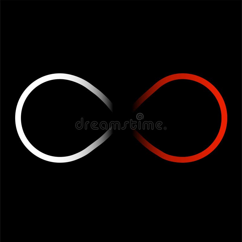 Abstract infinity symbol stock illustration. Illustration of background ...