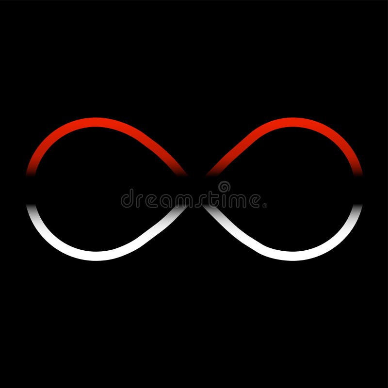 Abstract infinity symbol stock illustration. Illustration of ...