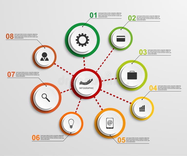 Abstract Infographic Design Template. Stock Vector - Illustration of ...