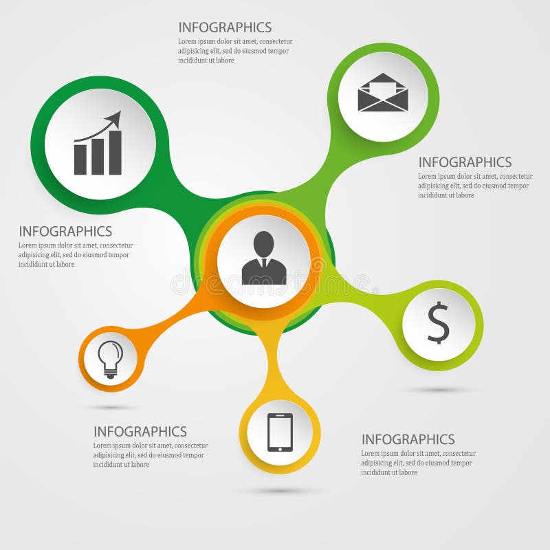 Abstract infographic stock vector. Illustration of graphic - 65667803