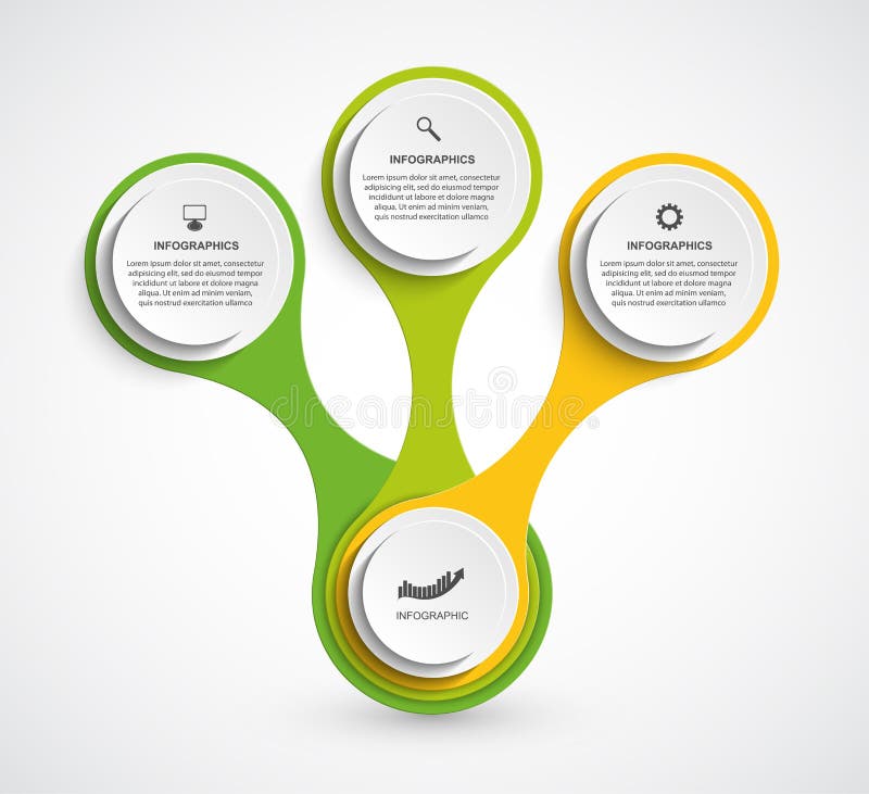 Abstract Infographic in the Form of Metabolic. Design Elements Stock ...