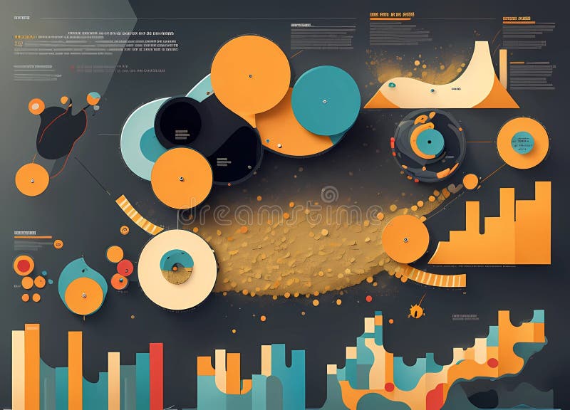 Abstract Infographic Images of Big Data Stock Illustration ...