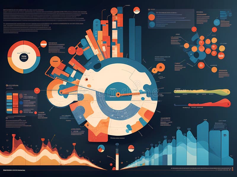 Abstract Infographic Images of Big Data Stock Illustration ...