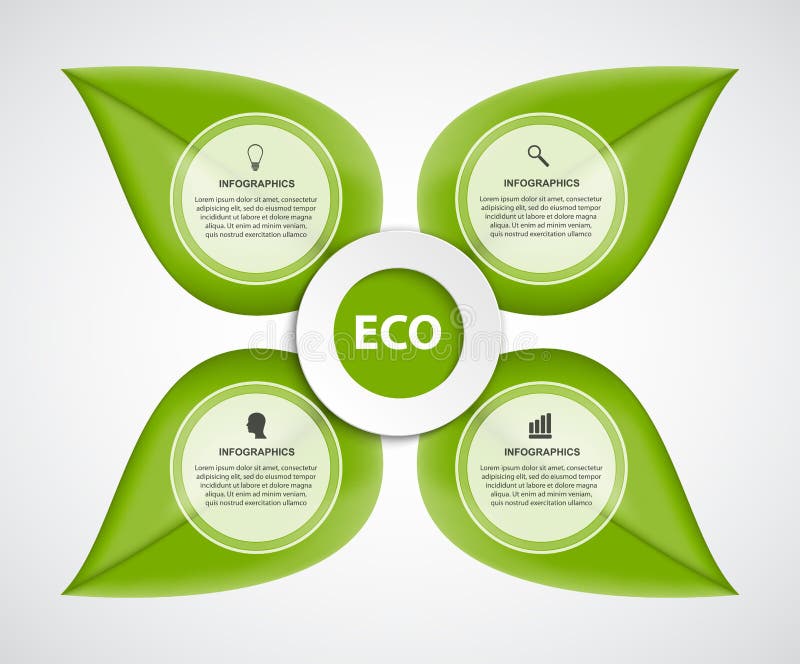 Abstract Infographic. Nature Concept Stock Vector - Illustration of ...