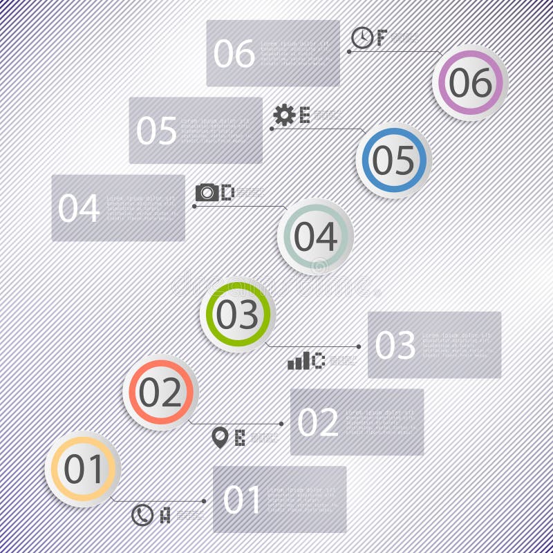 Abstract Infographic Pattern for Business Stock Vector - Illustration ...