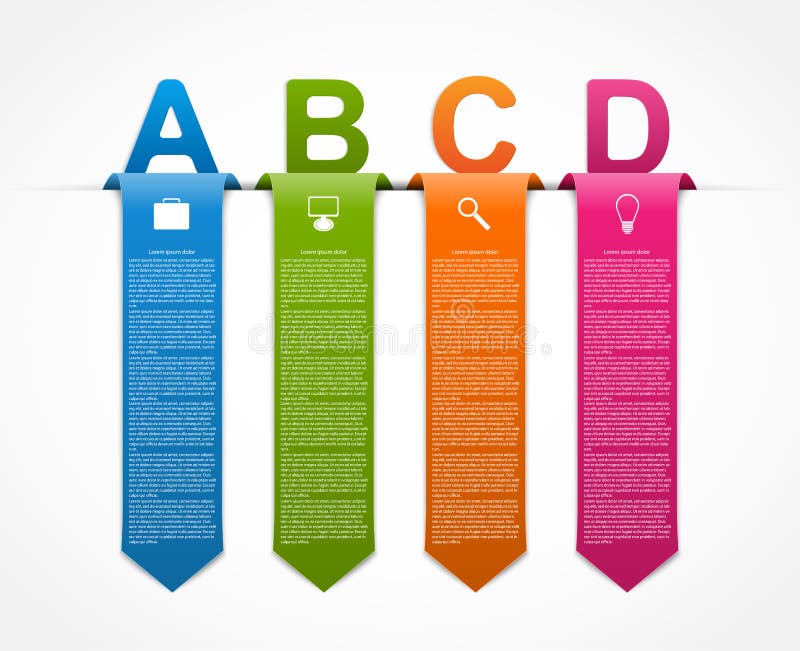 Mind Map Arrows 6, 8, 10, 12 Infographic Vector Set Stock Vector ...