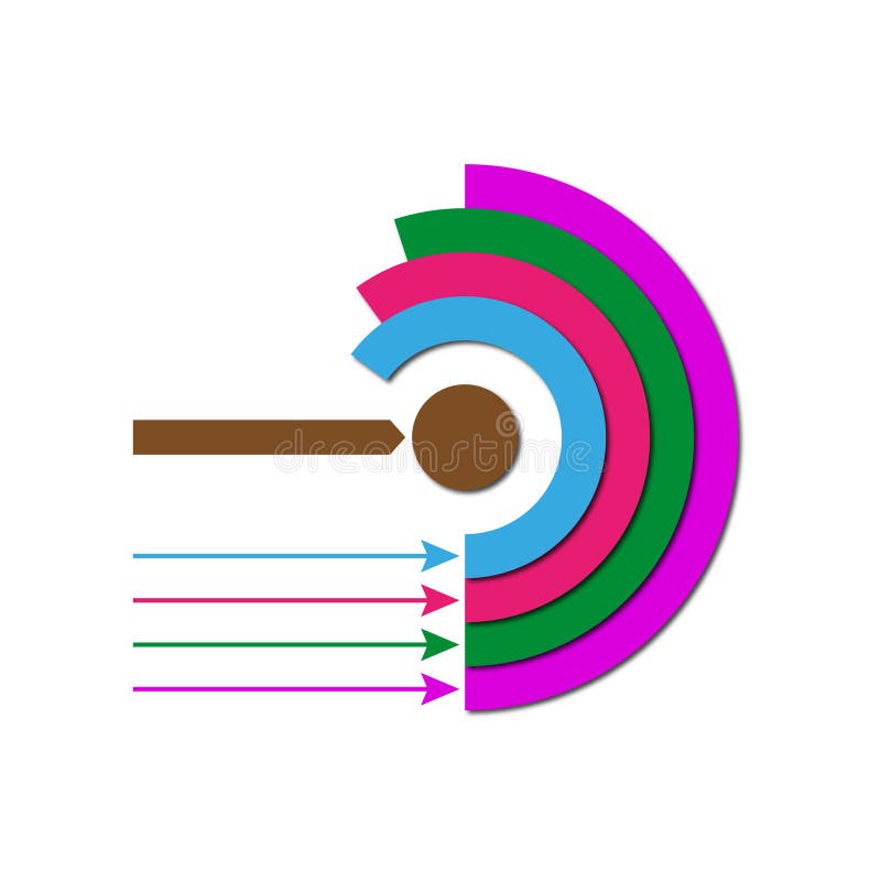 Abstract Infographics Circle for Report Design. I Creative Concept Idea ...