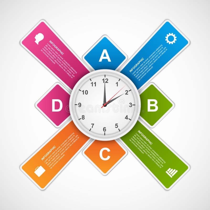 Digital Clock Infographics Stock Illustrations – 1,060 Digital Clock ...