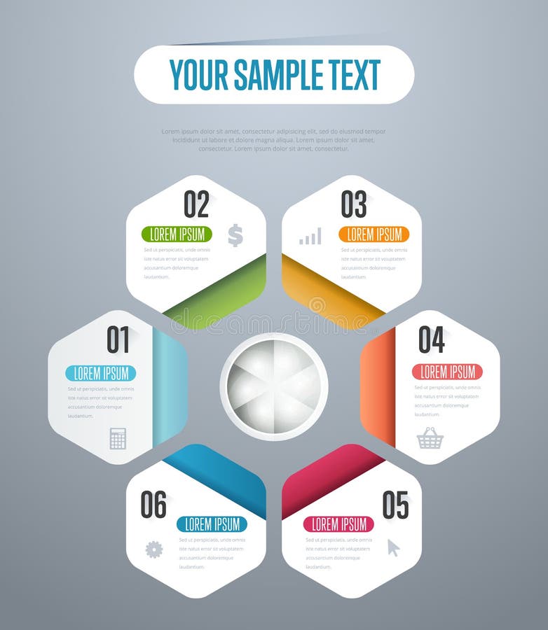 Infographics Elements Template Stock Illustration - Illustration of ...