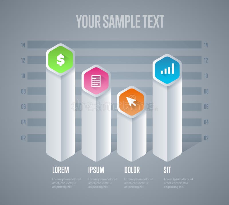 Infographics Elements Template Stock Illustration - Illustration of ...