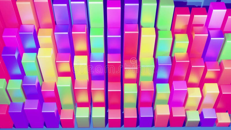 Abstract Infographics from Multi-colored Columns in Rows, Beautiful ...