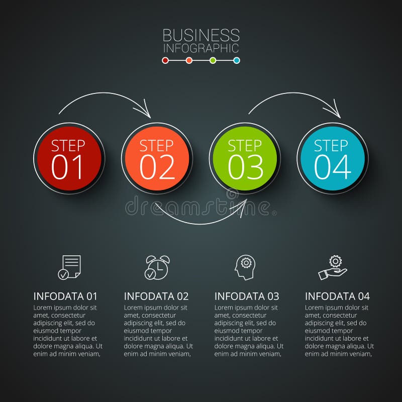 Abstract Infographics Number Options Template. Vector Illustration ...