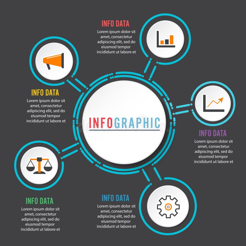 Abstract Infographics Number Options Template. Vector Illustration ...