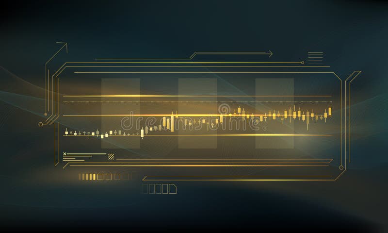 Abstract Infographics of a Stable Financial Chart. Stock Vector ...