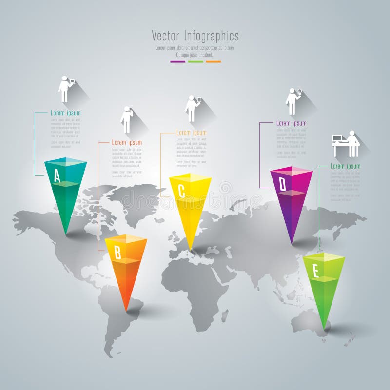 Abstract Infographics Template Design. Stock Vector - Illustration of ...