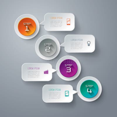 Abstract Infographics Template Design. Stock Vector - Illustration of ...