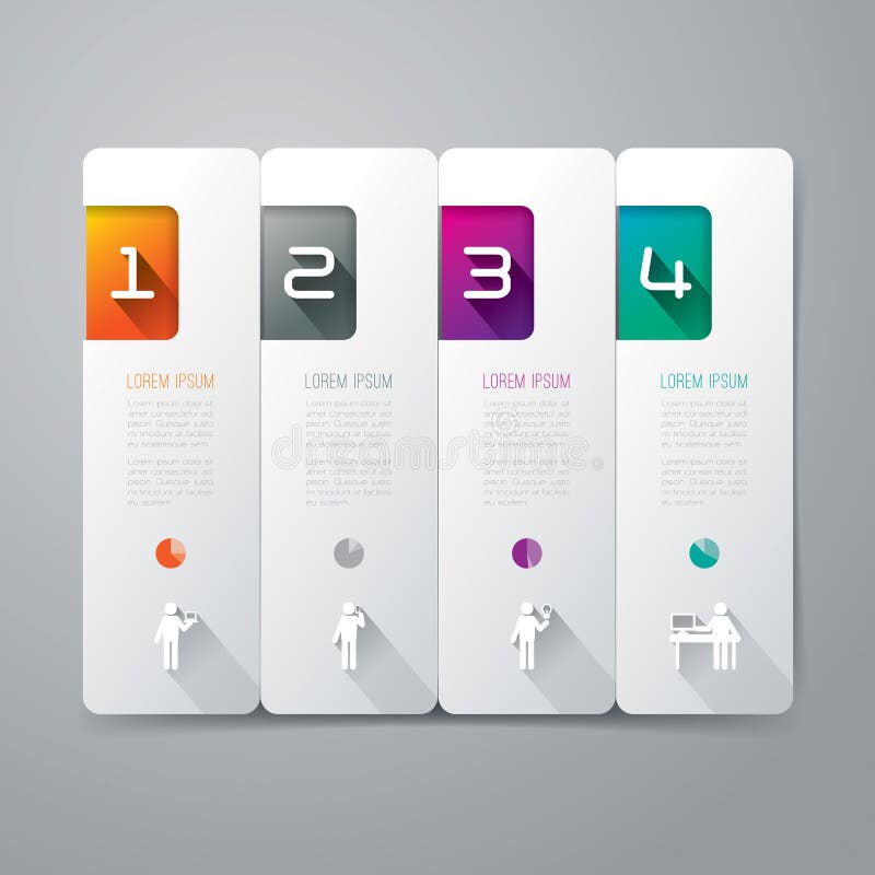 Abstract Infographics Template Design. Stock Vector - Illustration of ...