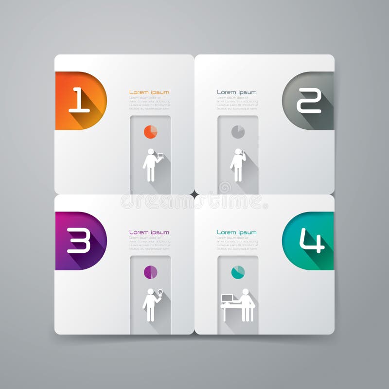 Abstract Infographics Template Design. Stock Vector - Illustration of ...