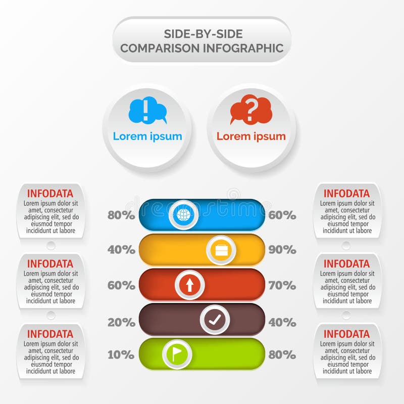 Abstract Infographics in Vector. Stock Vector - Illustration of ...
