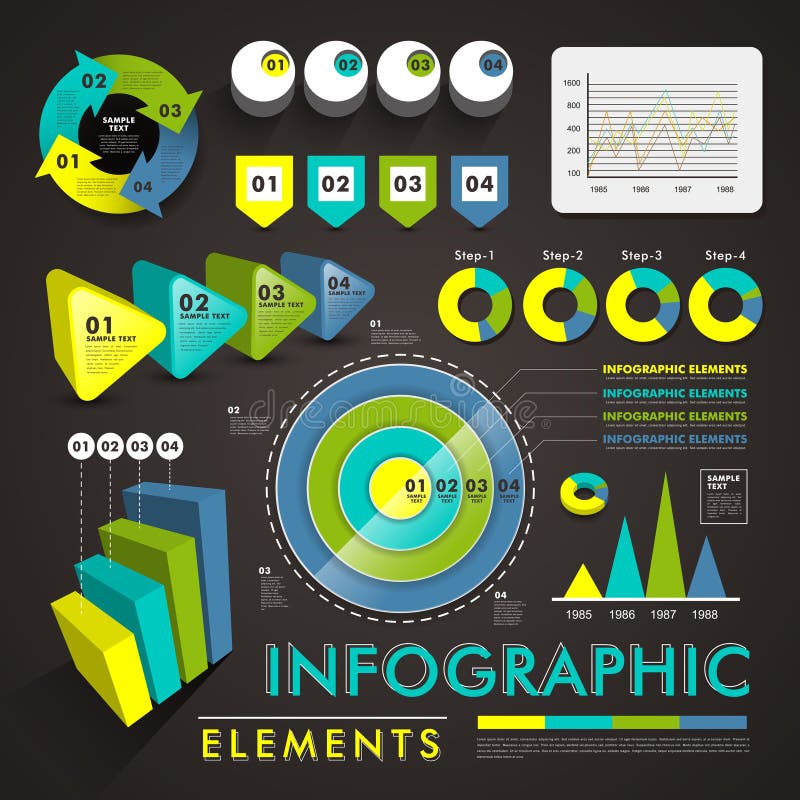 Abstract 3d Tag Infographics Stock Vector - Illustration of design ...