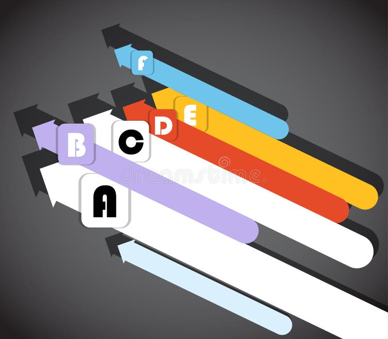 Abstract Information Arrows Stock Vector - Illustration of blank ...
