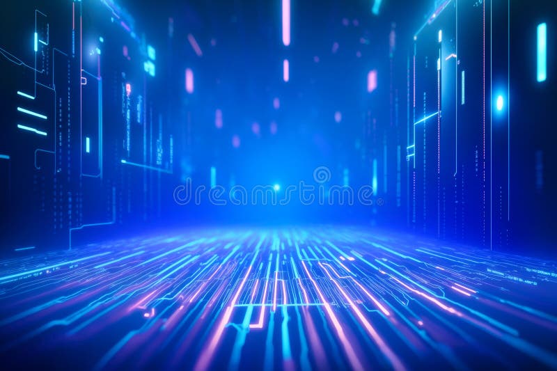 Abstract Information Computer Data Technology Communication Concept ...