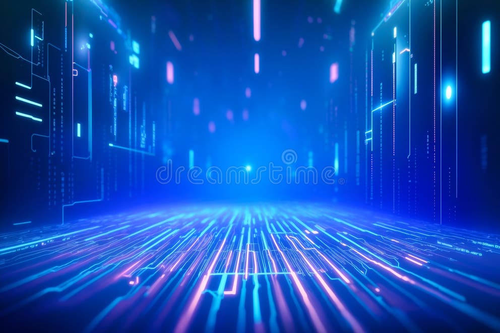 Abstract Information Computer Data Technology Communication Concept ...