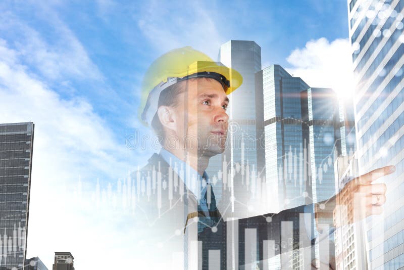 Abstract Infrastructure Design Engineer Building Stock Image - Image of ...