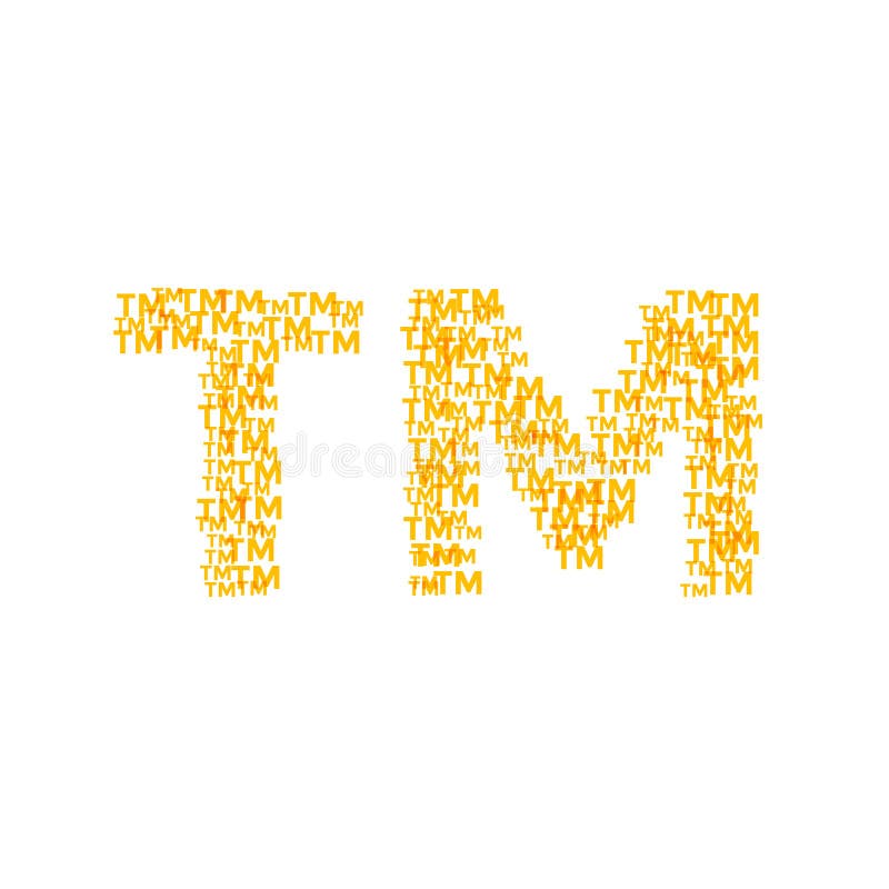 Abstract Infringement Symbol of Trademark Stock Vector - Illustration ...